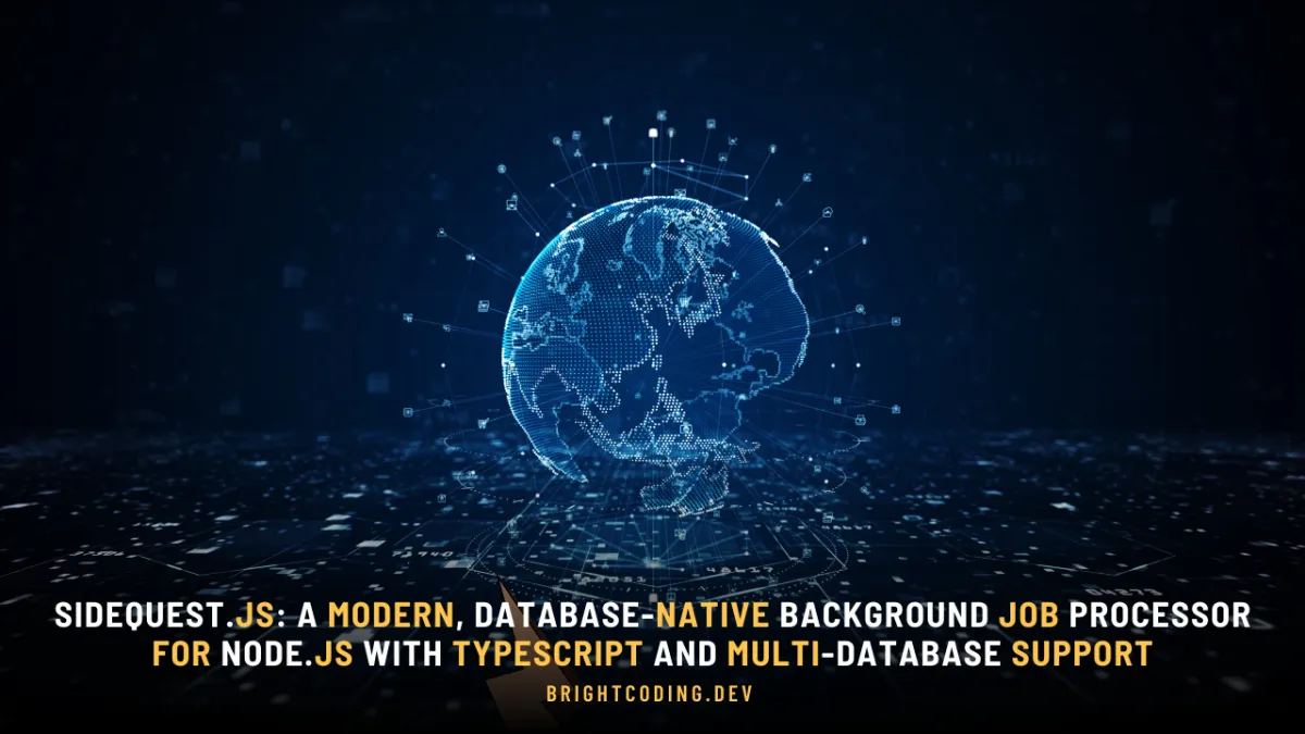 Sidequest.js: A Modern, Database-Native Background Job Processor for ...