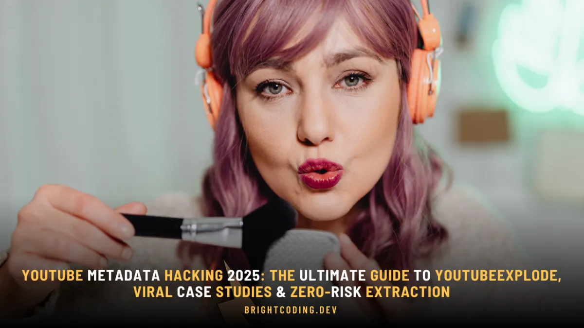 YouTube Metadata Hacking 2025: The Ultimate Guide to YoutubeExplode ...