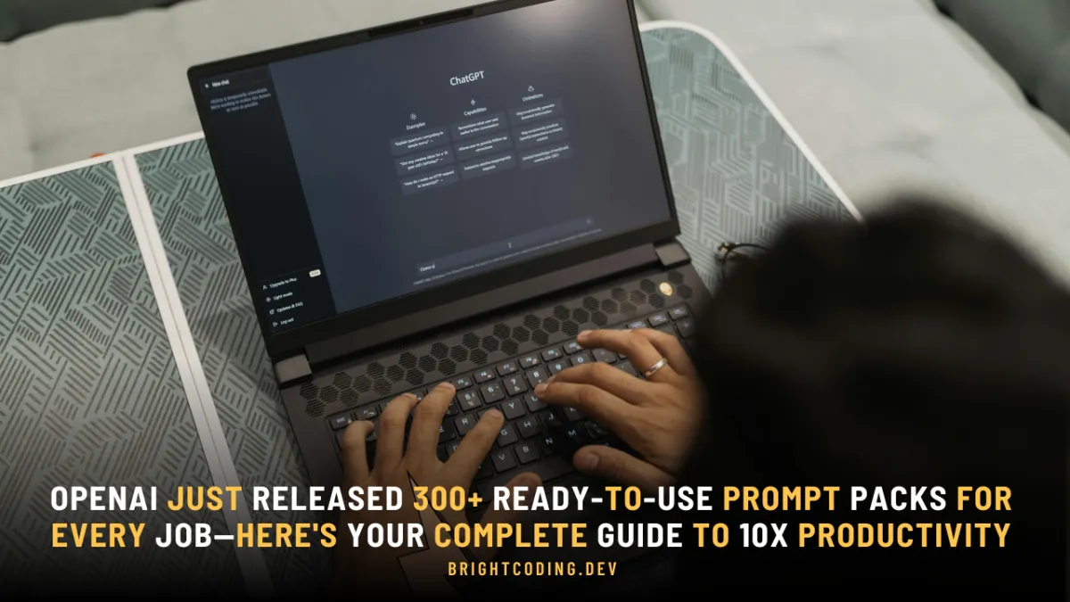 OpenAI Just Released 300+ Ready-to-Use Prompt Packs for Every Job—Here ...