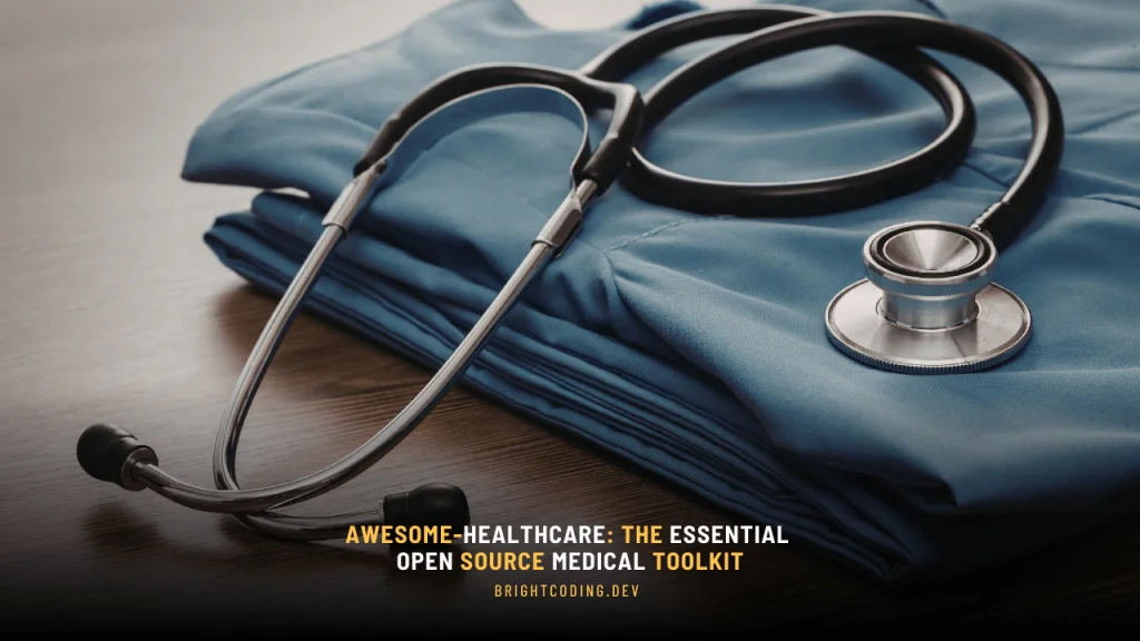 awesome-healthcare: The Essential Open Source Medical Toolkit ...